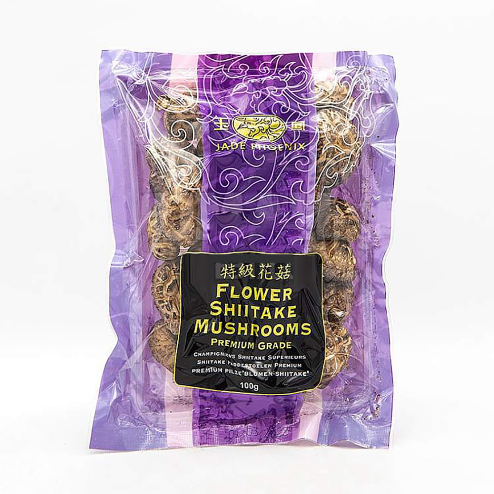 Jade Phoenix Premium Flower Shiitake Mushrooms - 100g – Umall ...