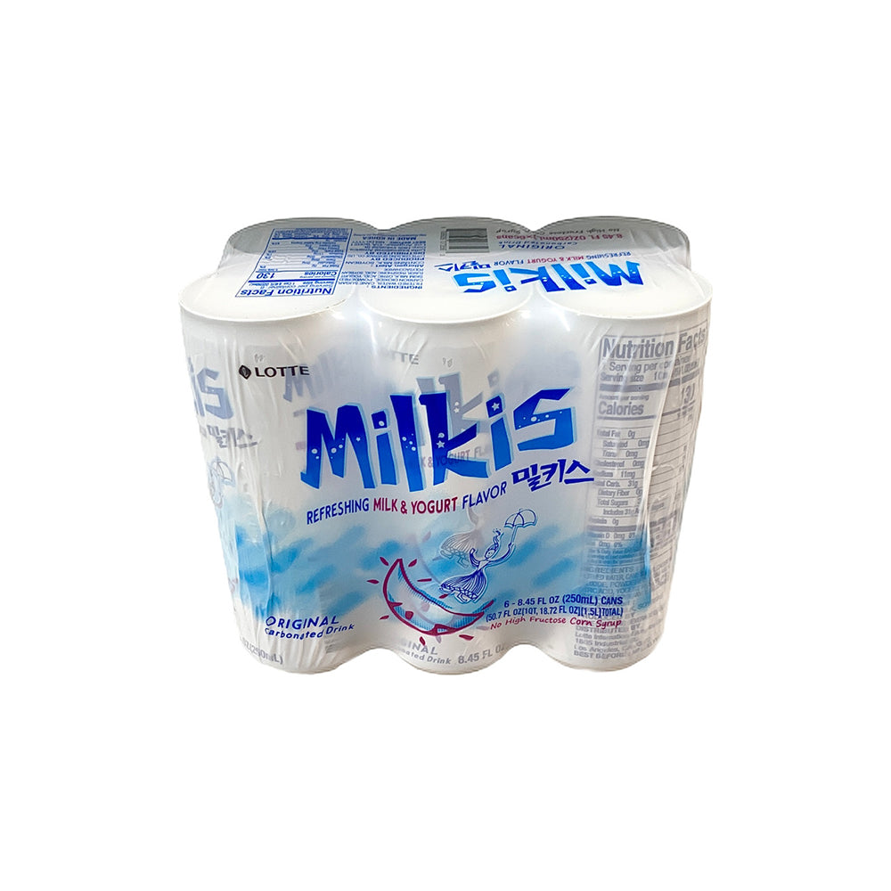 Lotte Milkis Original Flavour Milk Soda - Pack of 6, 250ml Each – Umall ...