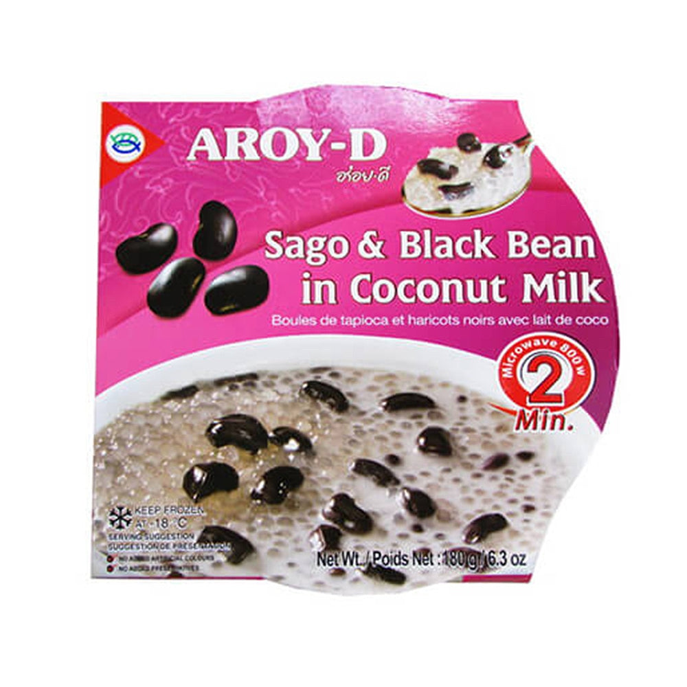 Aroy-D Frozen Sago & Black Bean in Coconut Milk - 180g – Umall ...