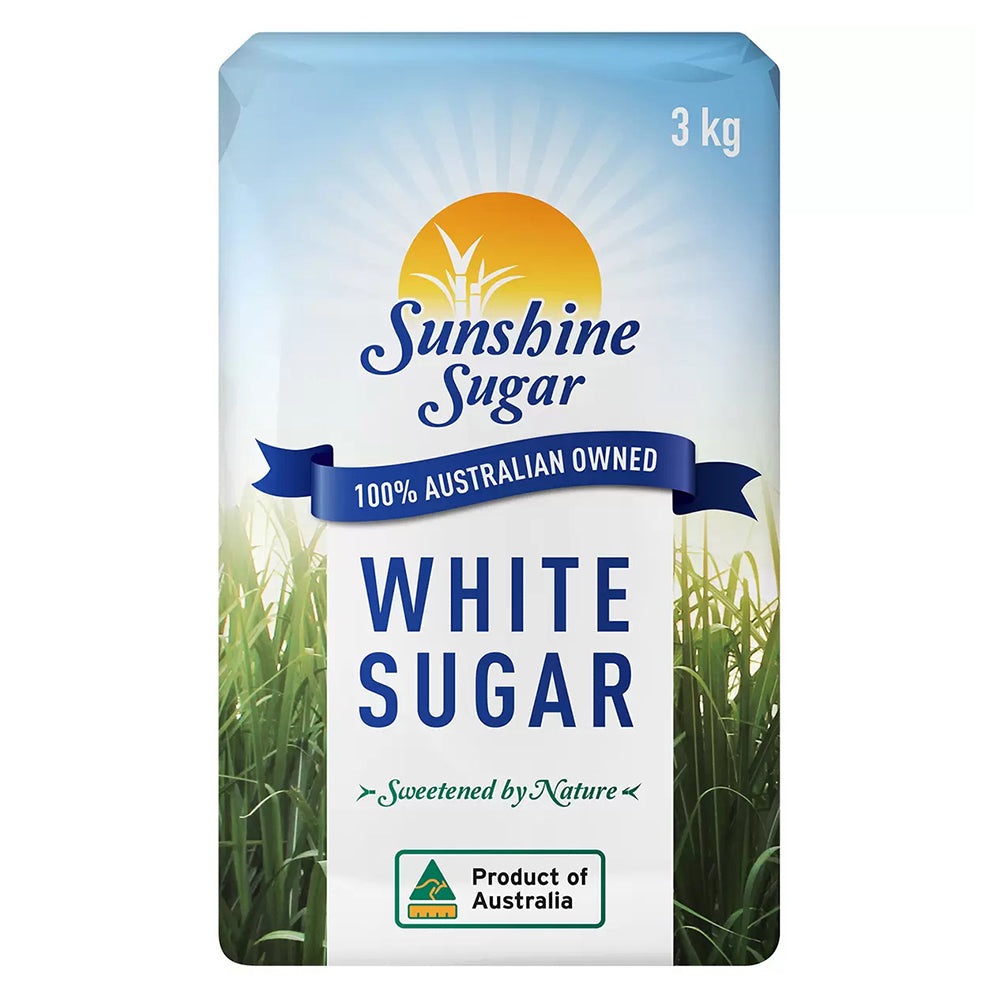 Sunshine Sugar White Sugar - 3kg – Umall - Australia's Largest Online ...