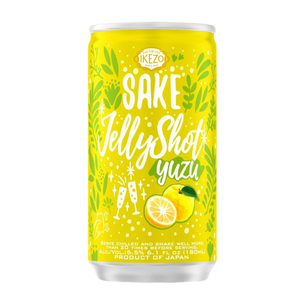 Ozeki IKEZO Yuzu Sake Jelly Shot 5.5% ABV 180ml – Ready-to-Drink Sake ...