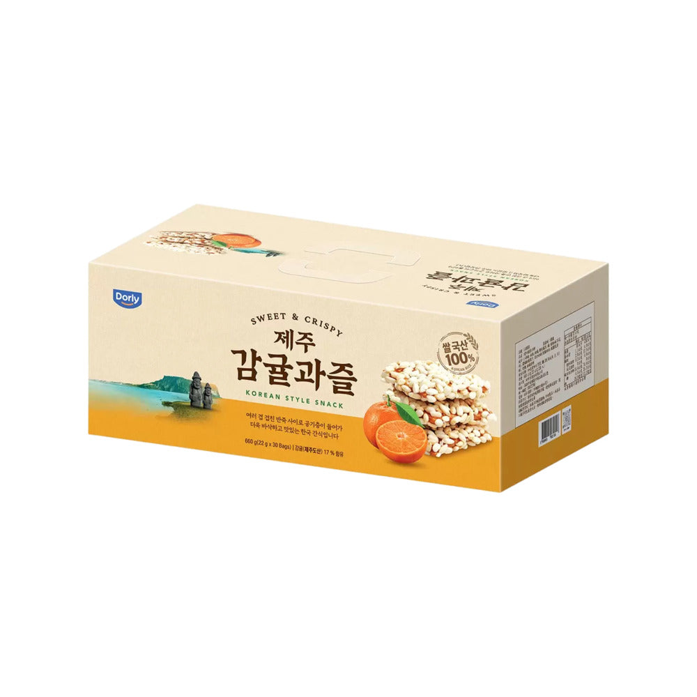 Dorly Jeju Mandarin Rice Crisps 22g x 30 Packs – Limited Import – Umall ...