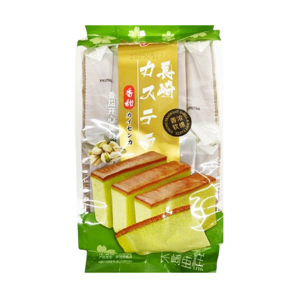 Aji Nagasaki Castella Pistachio Sponge Cake 330g - Japanese-Style Swee ...