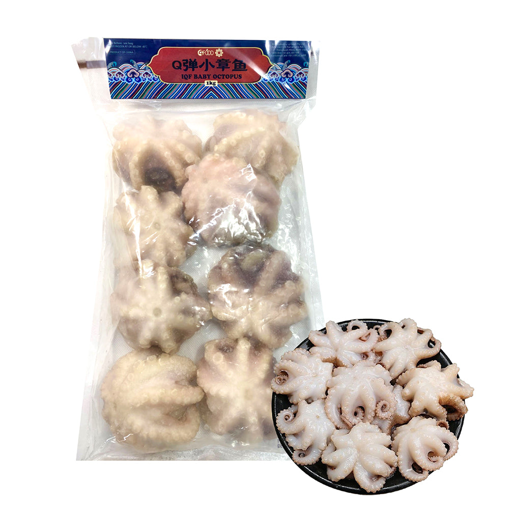 [Frozen] 4 Food Chewy Small Octopus 1kg – Umall - Australia's Largest ...