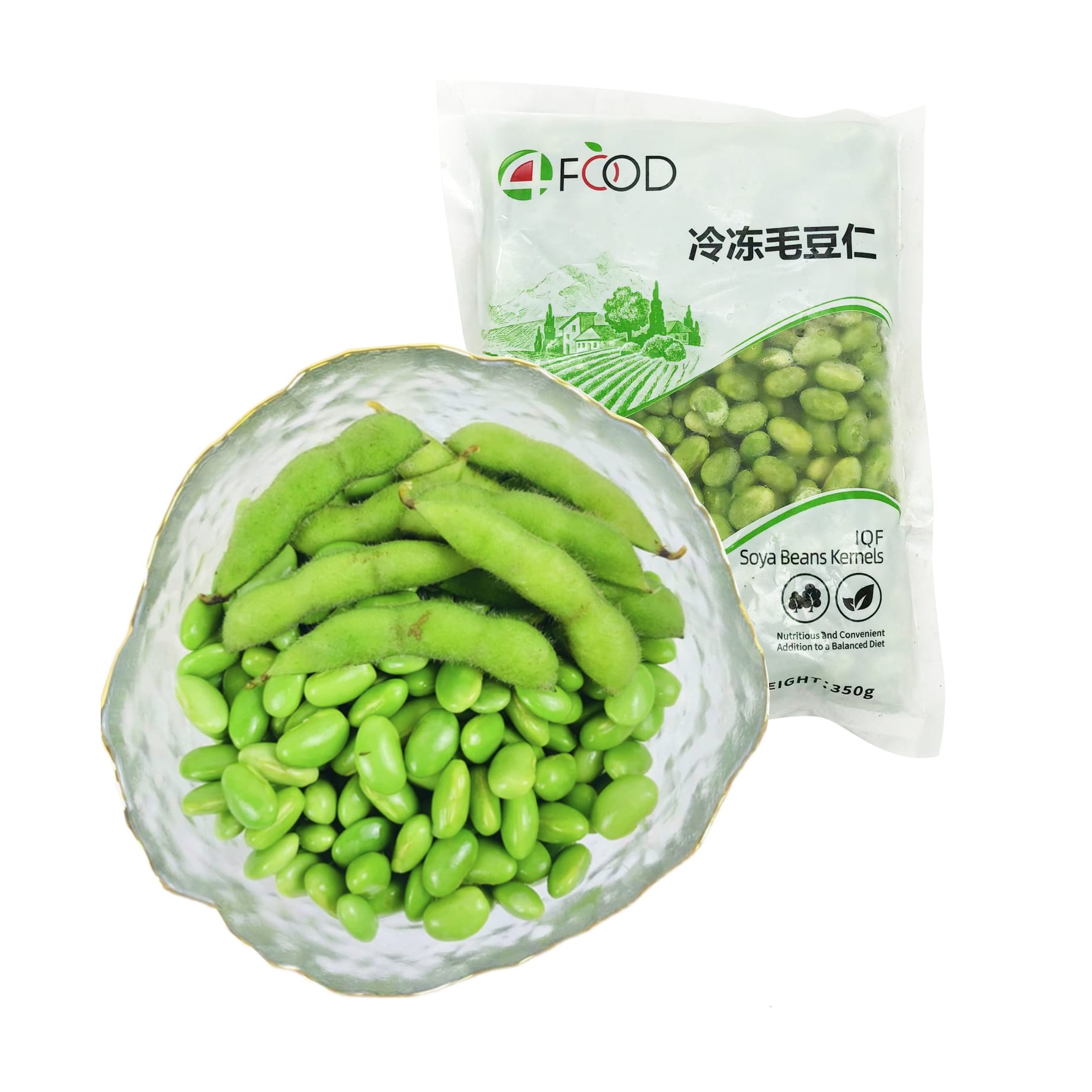 [Frozen] 4 Food Edamame Beans 350g – Umall - Australia's Largest Online ...