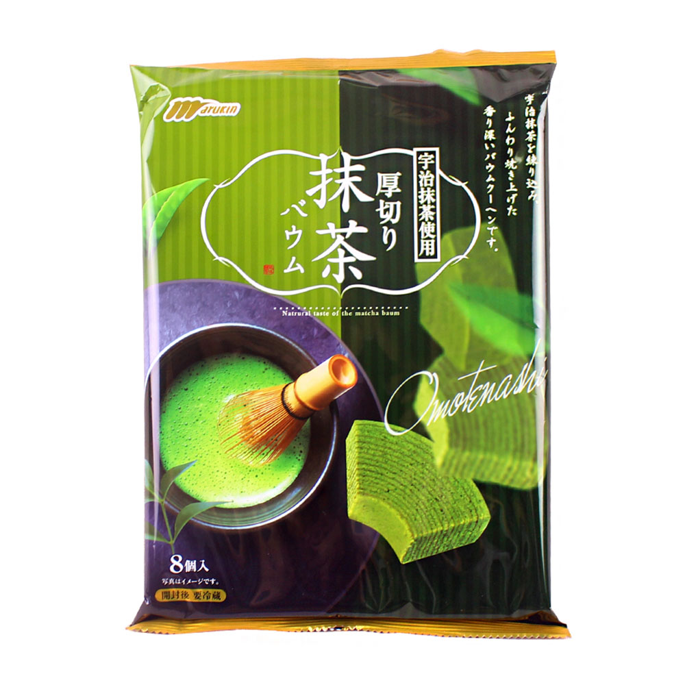 Marukin Japanese Matcha Baumkuchen Cake - 8 Pieces, 224g – Umall ...