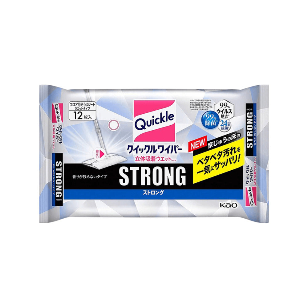 Kao Quickle Wiper Strong Wet Floor Sheets Refill - 12 Sheets – Umall ...