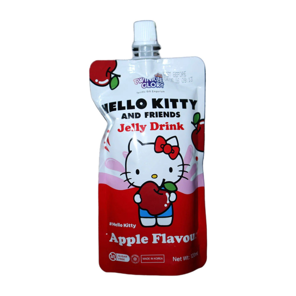 Twinkle Glory Hello Kitty Zero-Sugar Squeezable Jelly Drink – Apple Fl ...