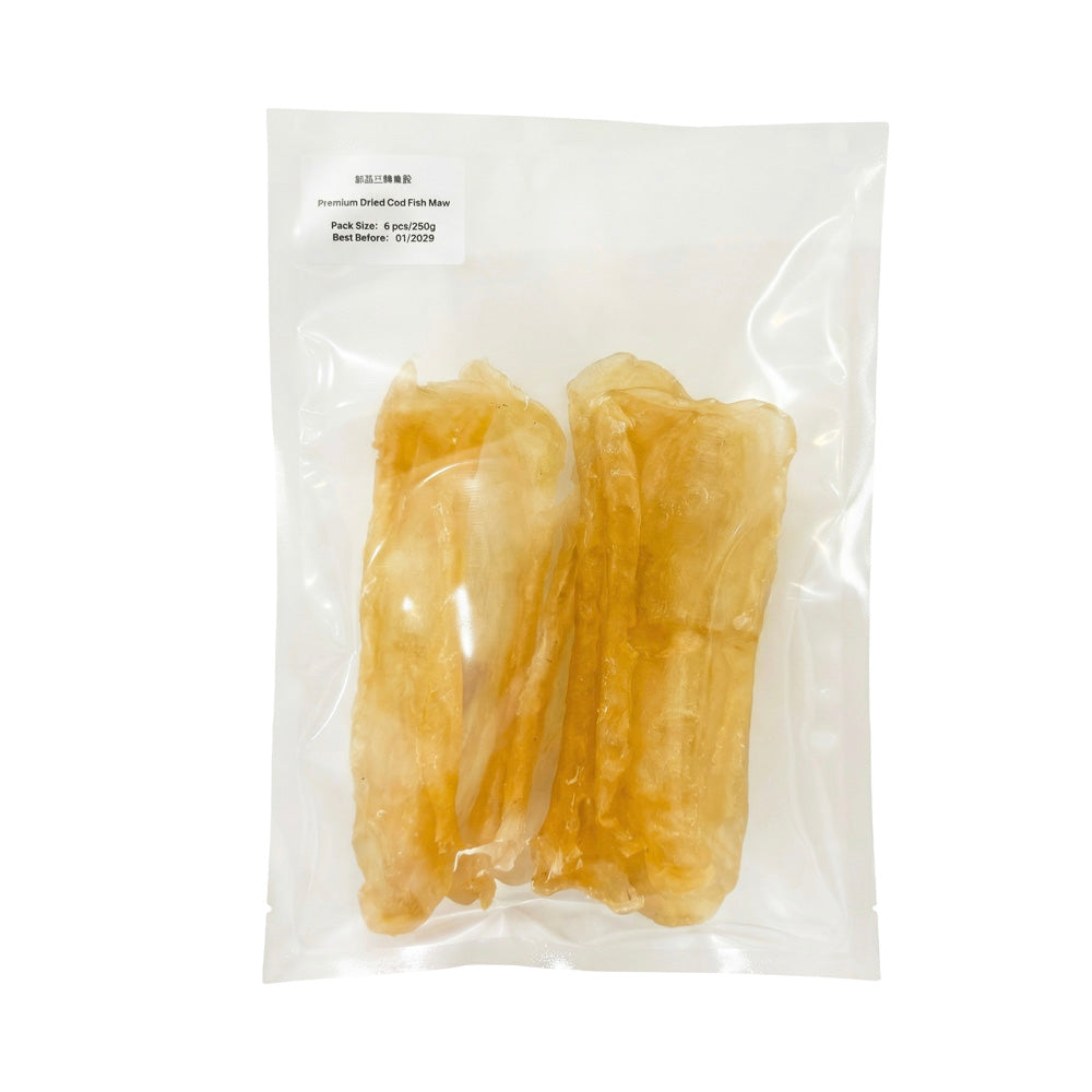 New Zealand Premium Dried Cod Fish Maw 250g (6 Pieces) – Umall ...
