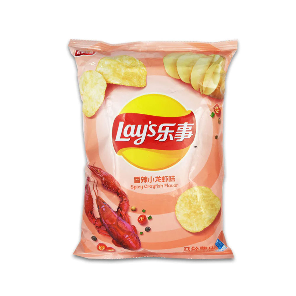 Lay's Spicy Crayfish Flavoured Potato Chips 70g – Umall - Australia's ...