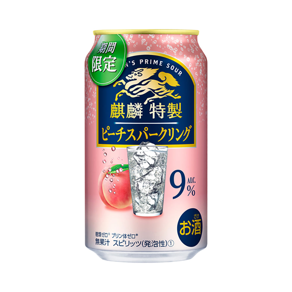 Kirin Special Edition Peach Sparkling Wine - 9% ABV, 350ml Can – Umall ...