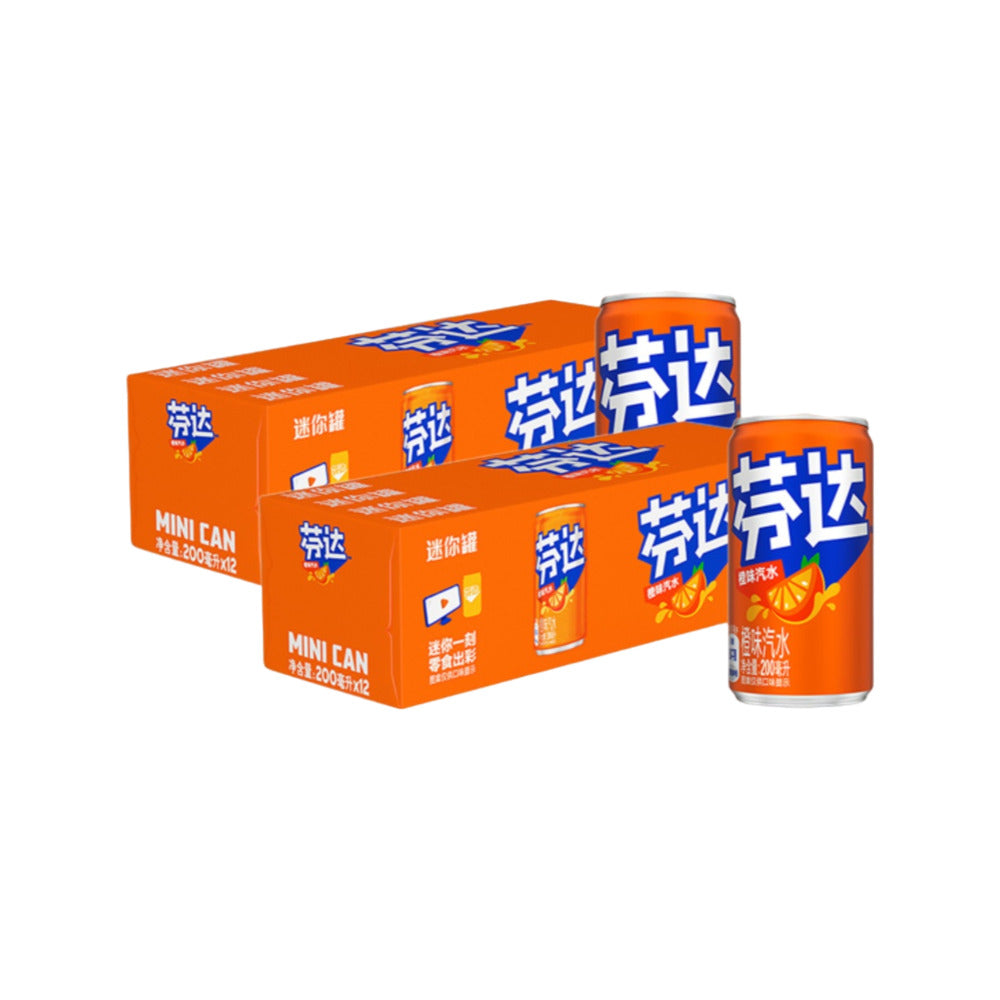Coca-Cola Fanta Mini Cans 200ml - Pack of 24 – Umall - Australia's ...