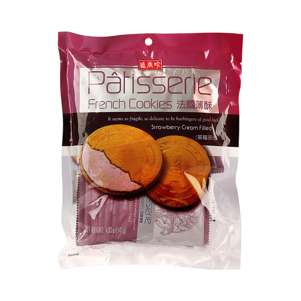 Sheng Xiang Zhen Pâtisserie French Cookies – Strawberry Cream Filled 1 ...