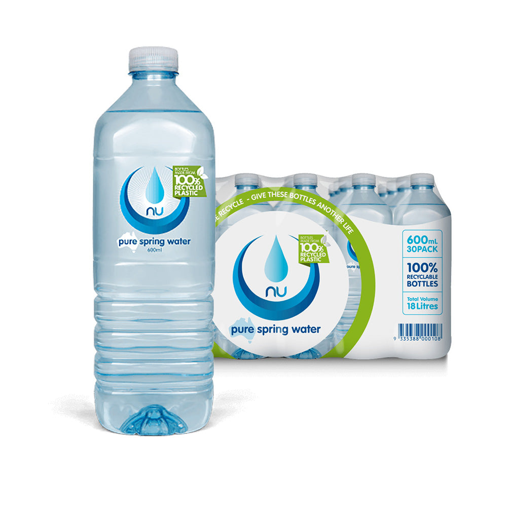 Nu Pure Spring Water - 30 Bottles x 600ml – Umall - Australia's Largest Online Asian Supermarket