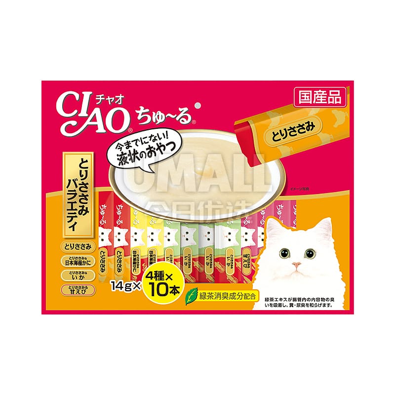 CIAO Churu Chicken Variety Pack - 14g x 40 Sticks – Umall - Australia's Largest Online Asian ...