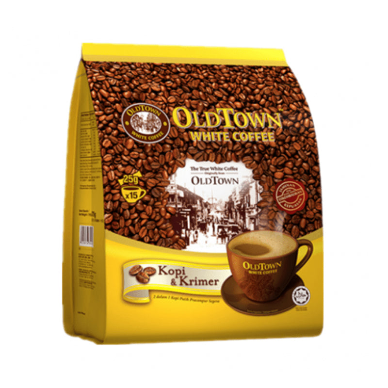 OldTown 2-in-1 Coffee & Creamer Instant White Coffee Drink - 15 Sachet ...