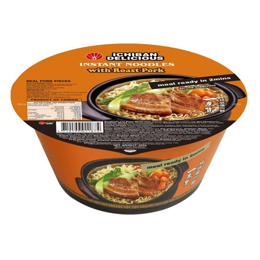 Ichiban Delicious Instant Noodles with Roast Pork - 200g – Umall ...
