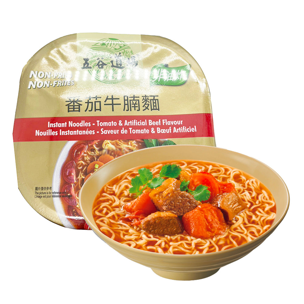 Wugu Daoxiang Tomato & Artificial Beef Flavour Instant Noodles - 107g ...