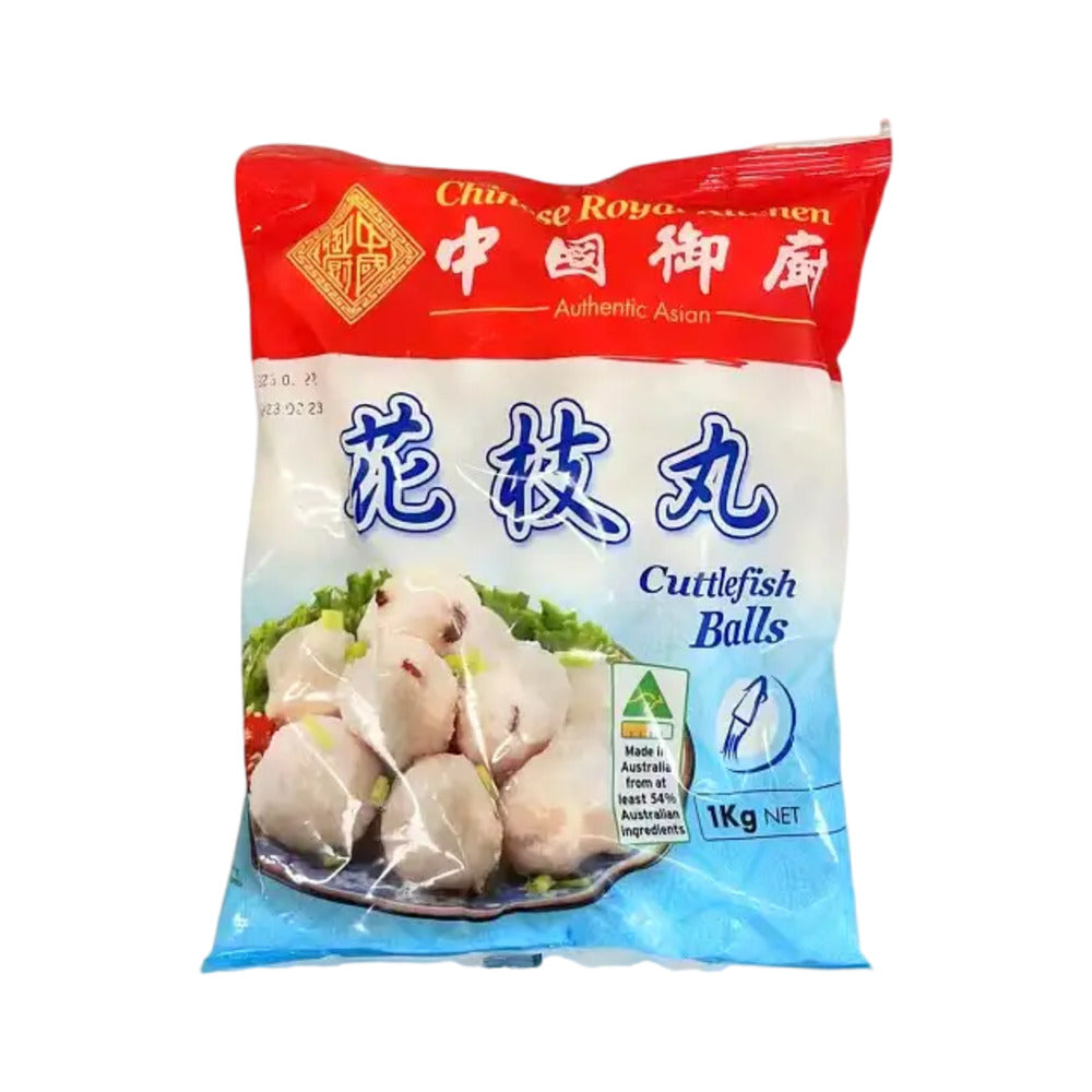 Chinese Royal Kitchen Cuttlefish Balls 1kg – Tender Seafood Meatballs ...
