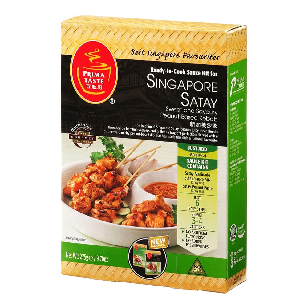 Prima Taste Ready-to-Cook Singapore Satay Sauce Kit - 275g – Umall ...