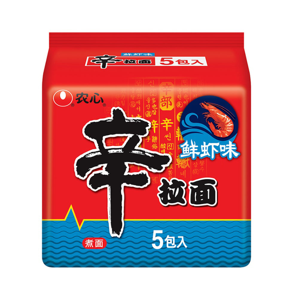 Nongshim Shin Ramyun Shrimp Flavor - 120g x 5 Packs – Umall - Australia ...