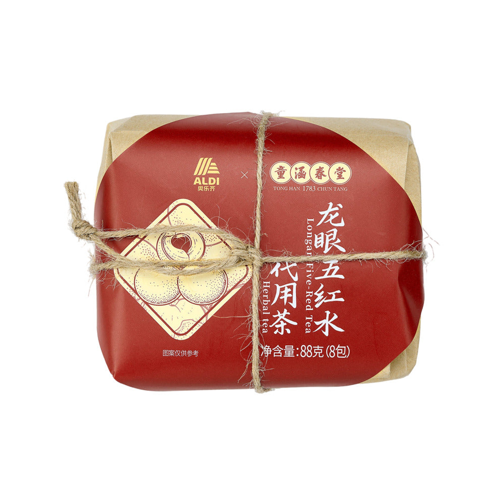 Aldi x Tong Han Chun Tang Longan Five Red Herbal Tea 11g x 8 – Limited ...