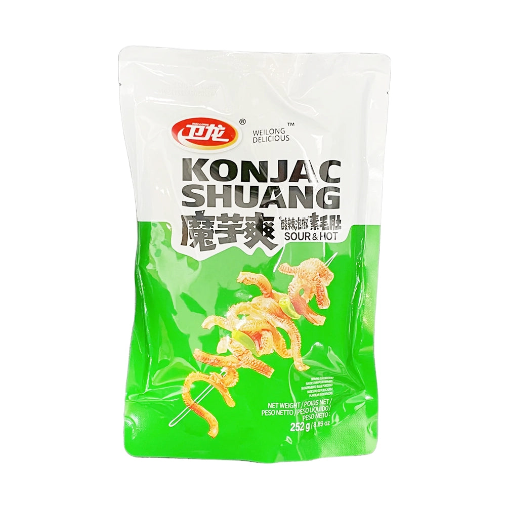 Wei Long Spicy and Sour Konjac Snack 252g – Umall - Australia's Largest ...