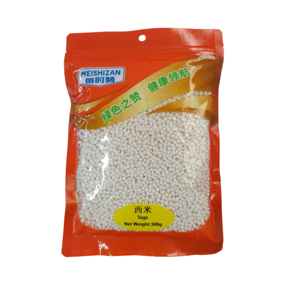 Meishizan Sago Pearls 300g – Small Starch Beads for Puddings, Bubble T ...