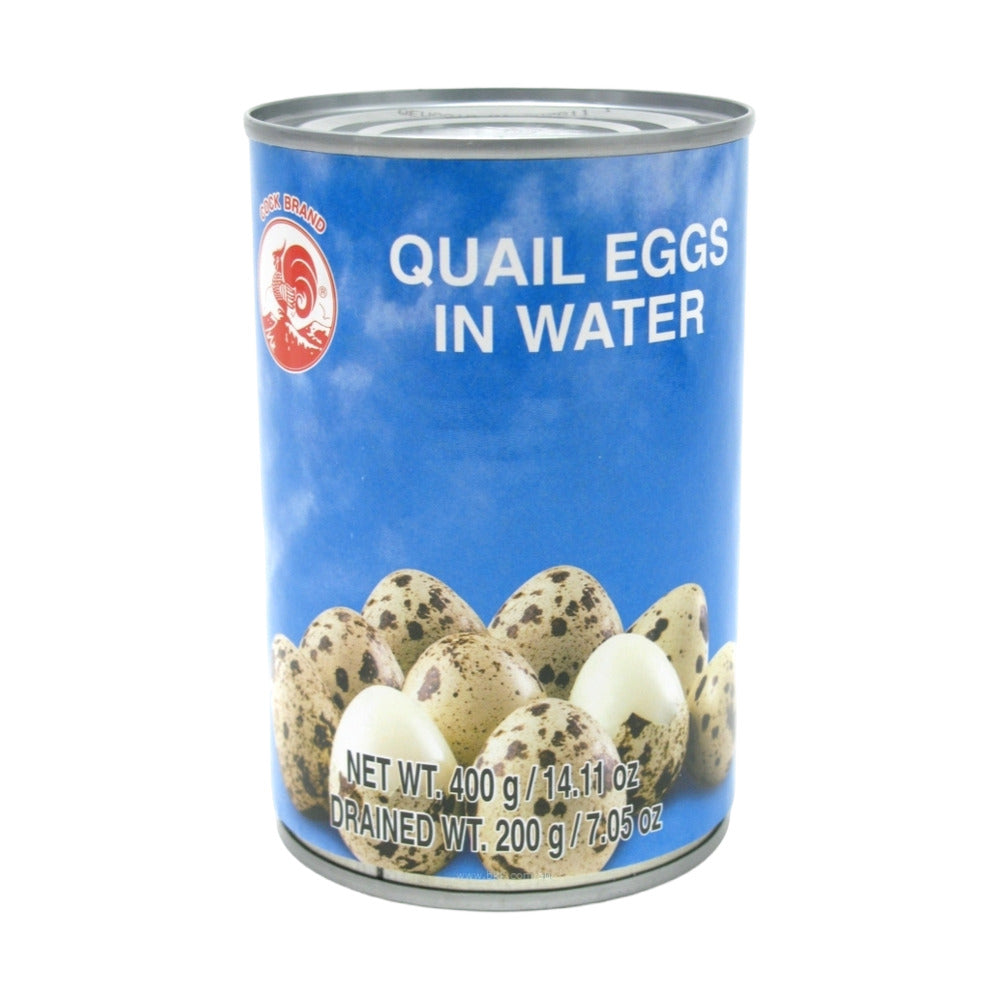 Cock Brand Quail Eggs in Water 400g – Umall - Australia's Largest ...