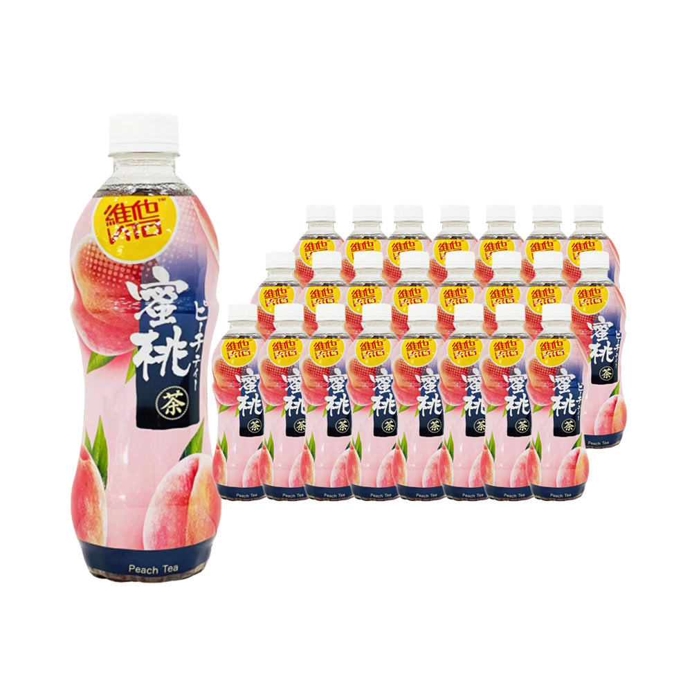 VITA Japanese-Style Peach Tea 500ml x 24 - Ready-to-Drink Bottled Iced ...