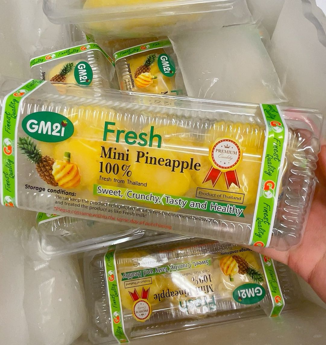 Buy GM2i Fresh Peeled Mini Pineapple 1 Pack Online in Sydney – Umall ...