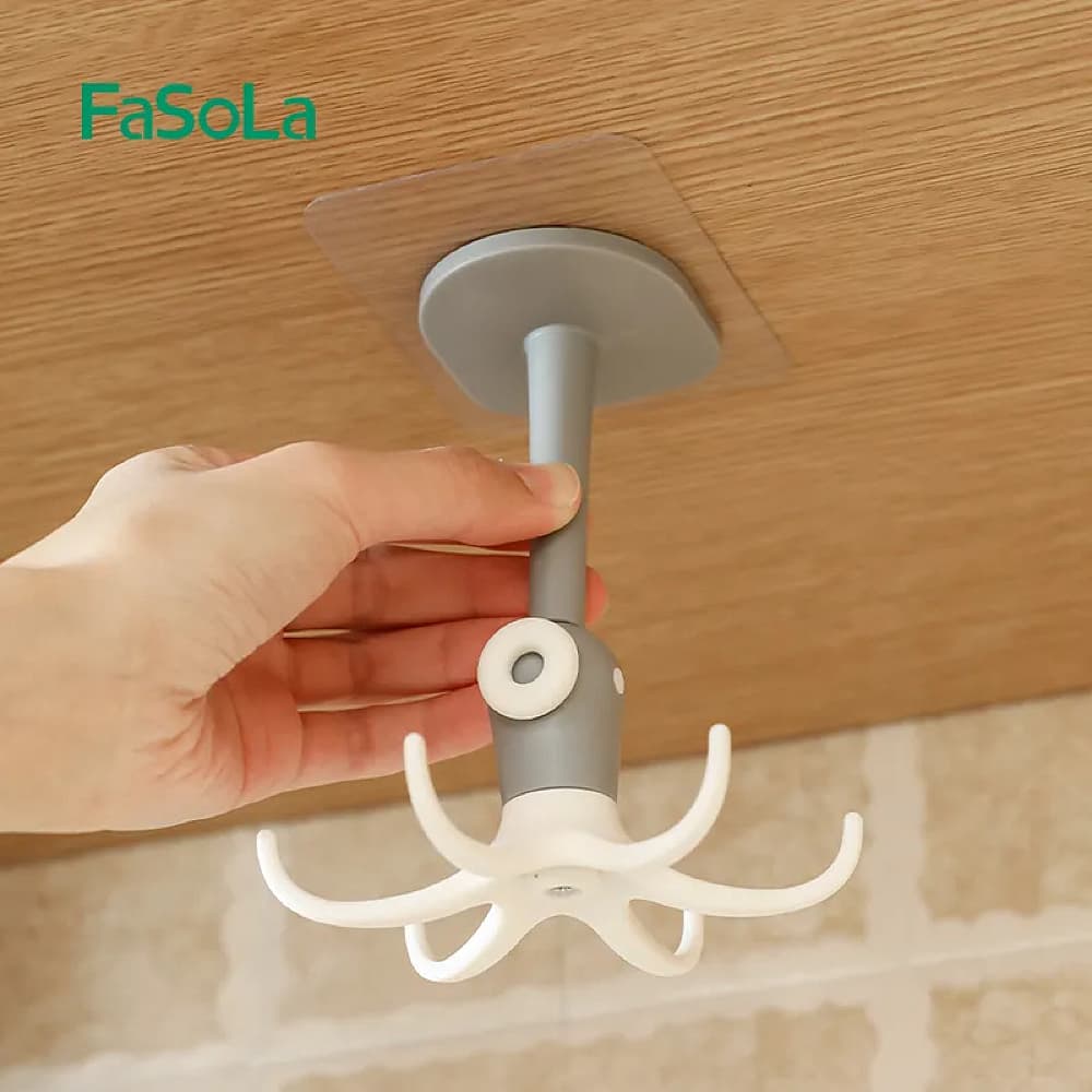 FaSoLa 360-Degree Rotating Six-Claw Hook - White – Umall - Australia's Largest Online Asian ...