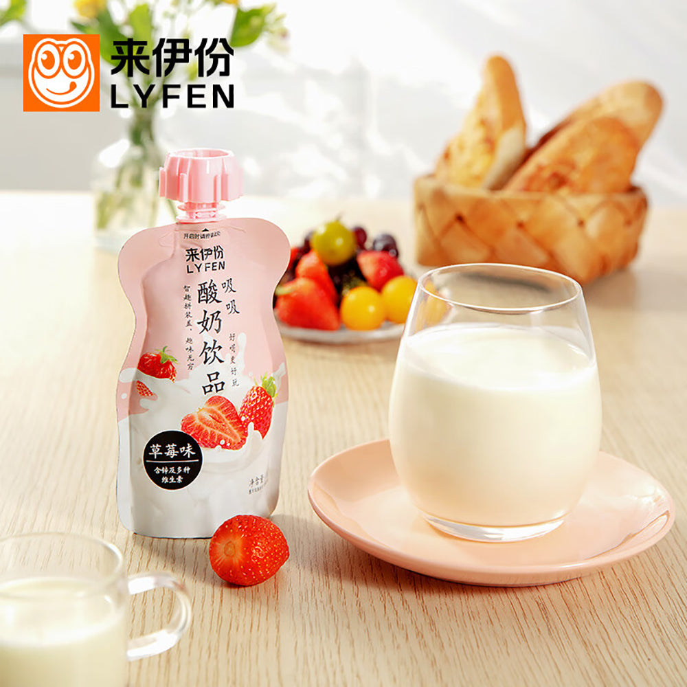 Lyfen Strawberry Flavored Yogurt Drink - 100g – Umall - Australia's Largest Online Asian Supermarket