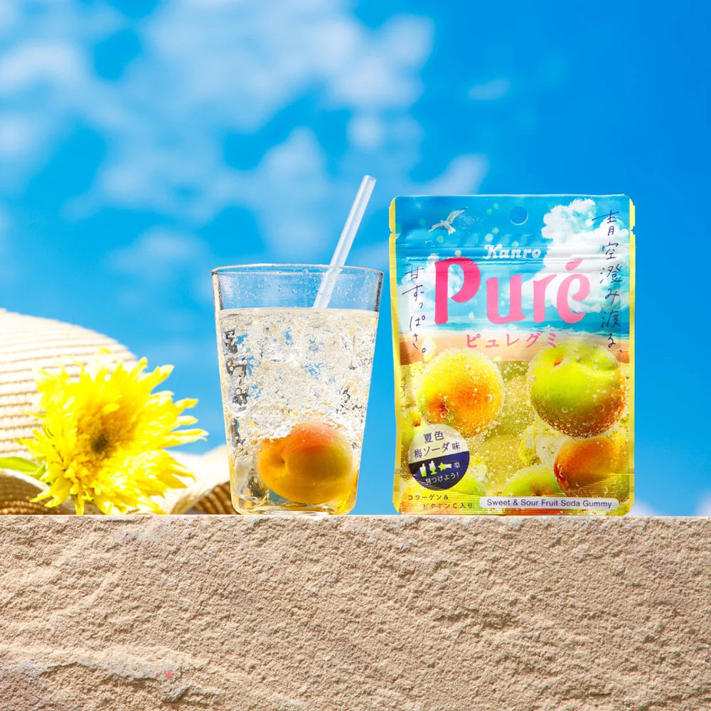 Kanro Pure Limited Edition Heart-Shaped Gummy - Plum Soda Flavor 52g – Umall - Australia's ...