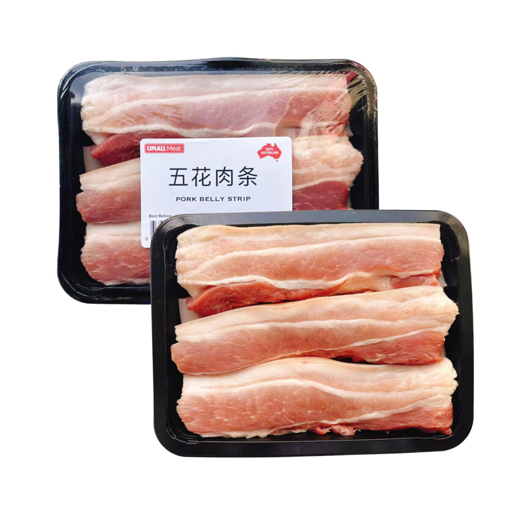 UMALL Meat Frozen Pork Belly Strips – 1kg [Limit 1 PP] – Umall ...