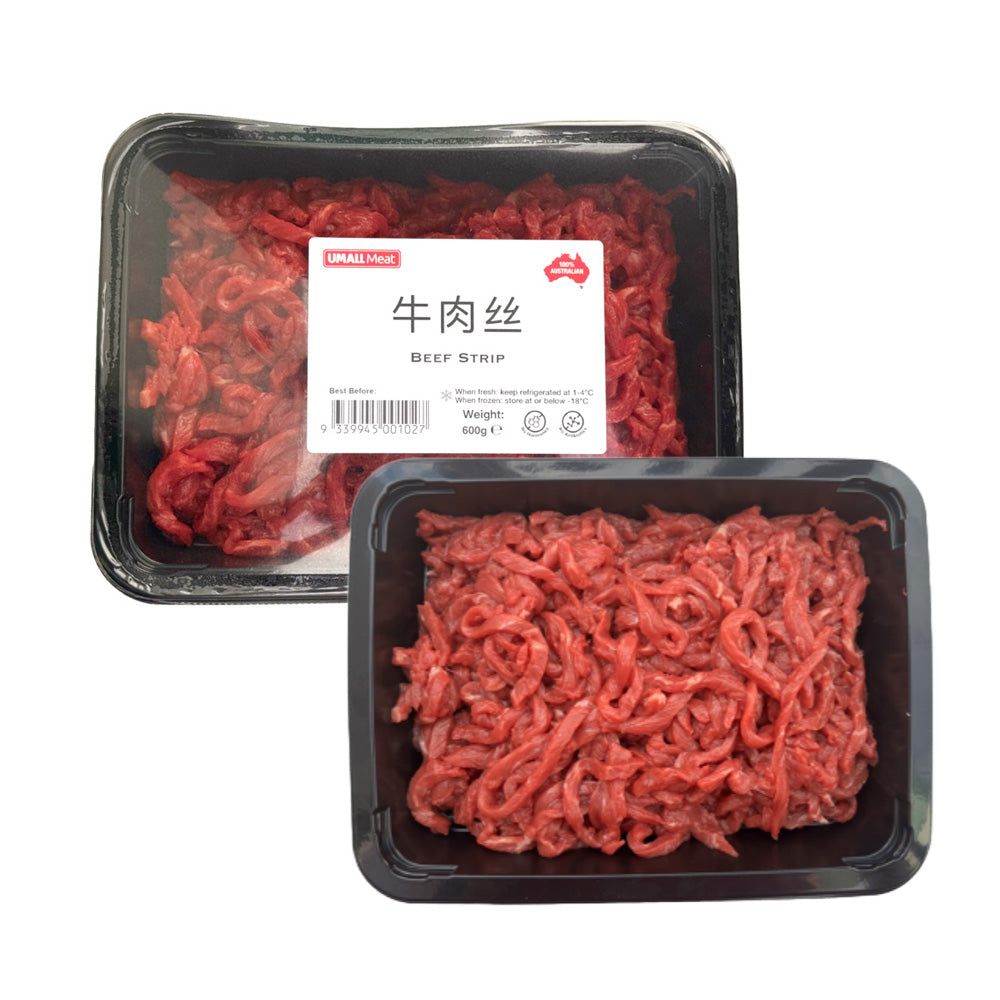 Frozen Fresh‑Cut Beef Strips — 600g – Umall - Australia's Largest ...