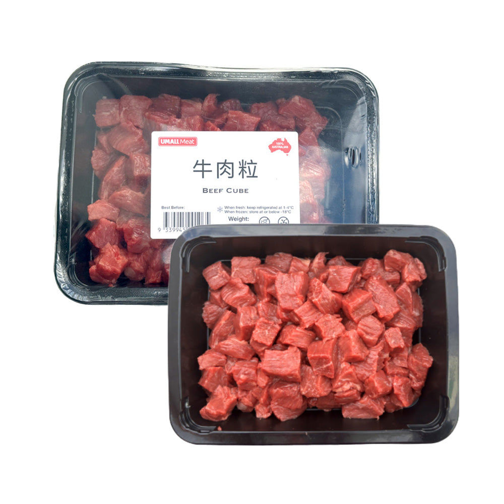 Umall Frozen Fresh-Cut Beef Cubes - 600g – Umall - Australia's Largest ...