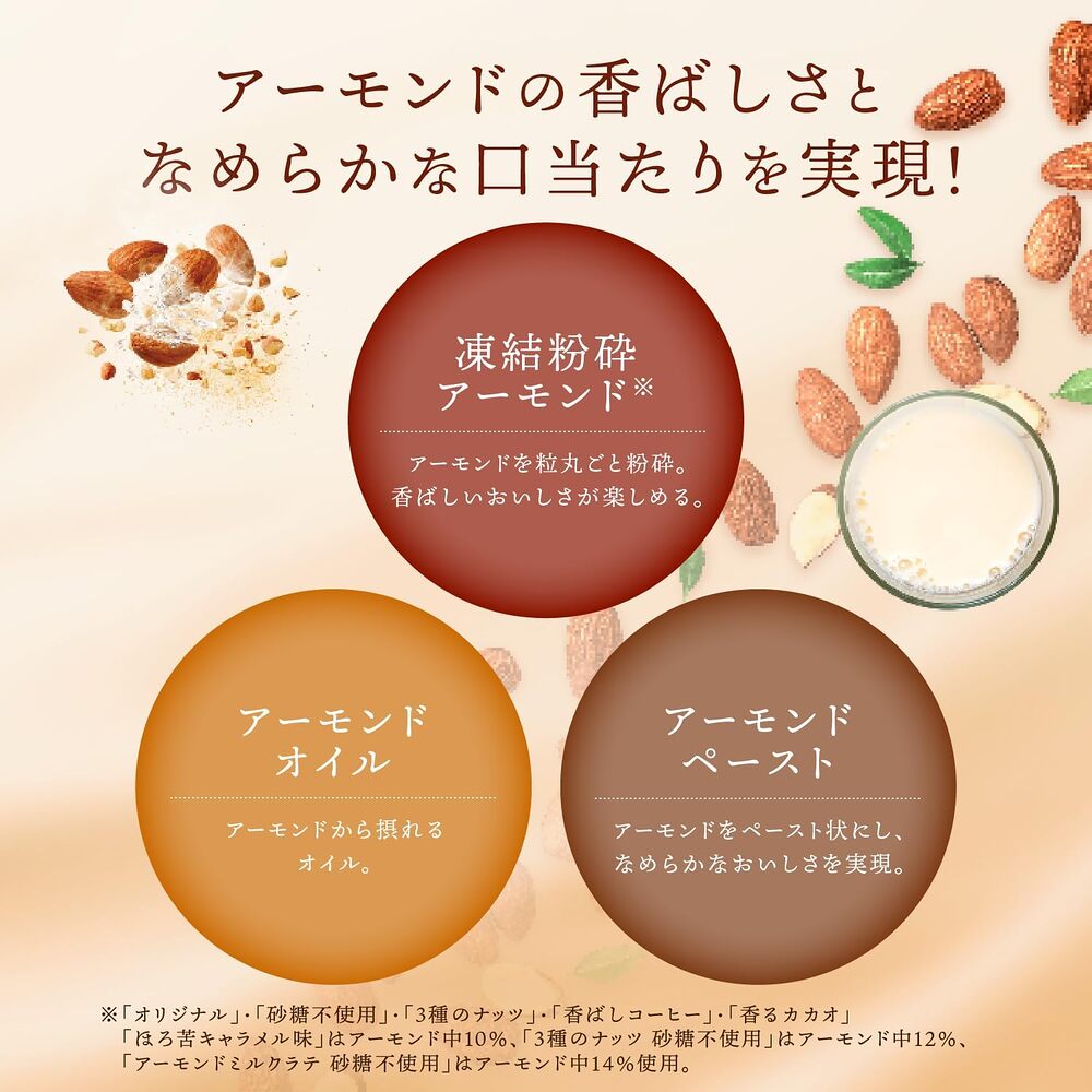 Glico Almond Effect Roasted Coffee Almond Milk Drink 200ml - Almond Mi ...