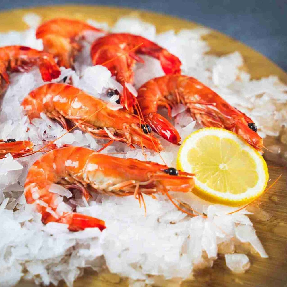 Tassal Cooked Frozen Australian Black Tiger Prawns Large Size 16/20 50 ...