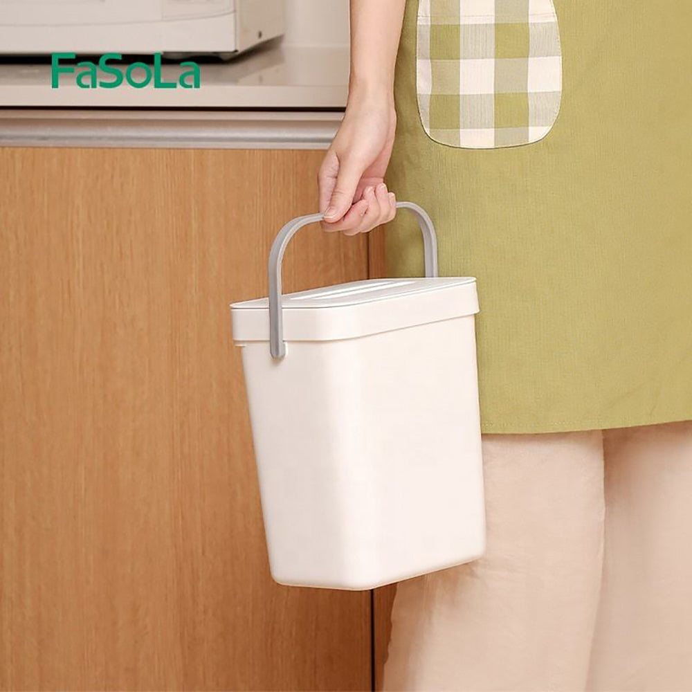 FaSoLa Wall-Mounted Trash Bin in White, 21*17.5*24.5cm – Umall - Australia's Largest Online ...