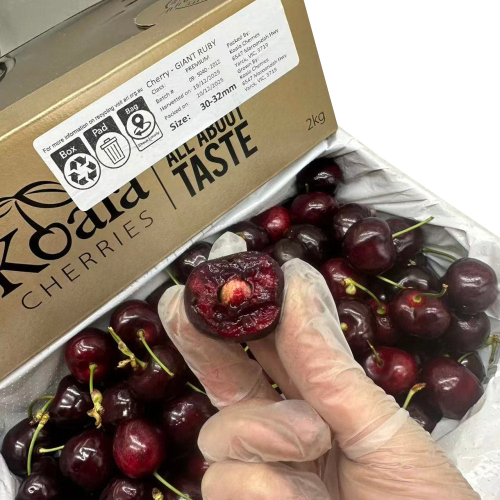 Koala Cherries Giant Ruby 30–32mm Cherry Gift Box 2kg – Umall ...