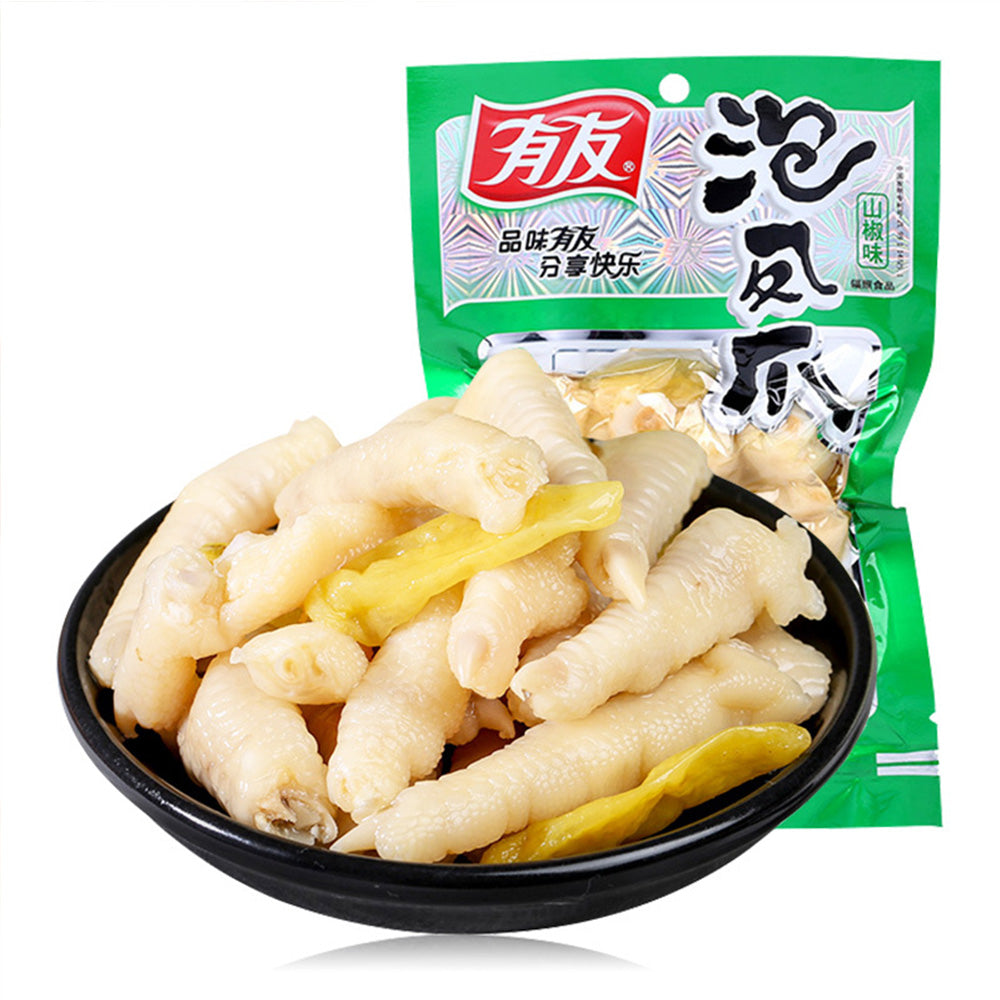YouYou Spicy Pickled Chicken Feet with Pepper Flavor, 180g – Umall ...