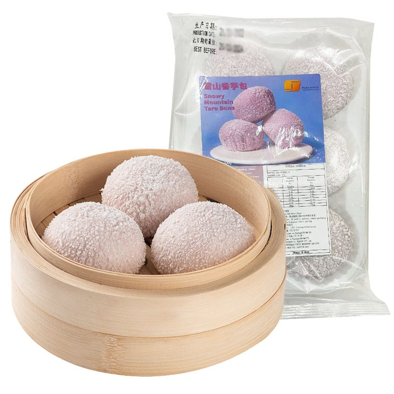 [Frozen] Fat Gee Buns, Pack of 6, Snow Mountain Taro Bun, 300g – Umall ...