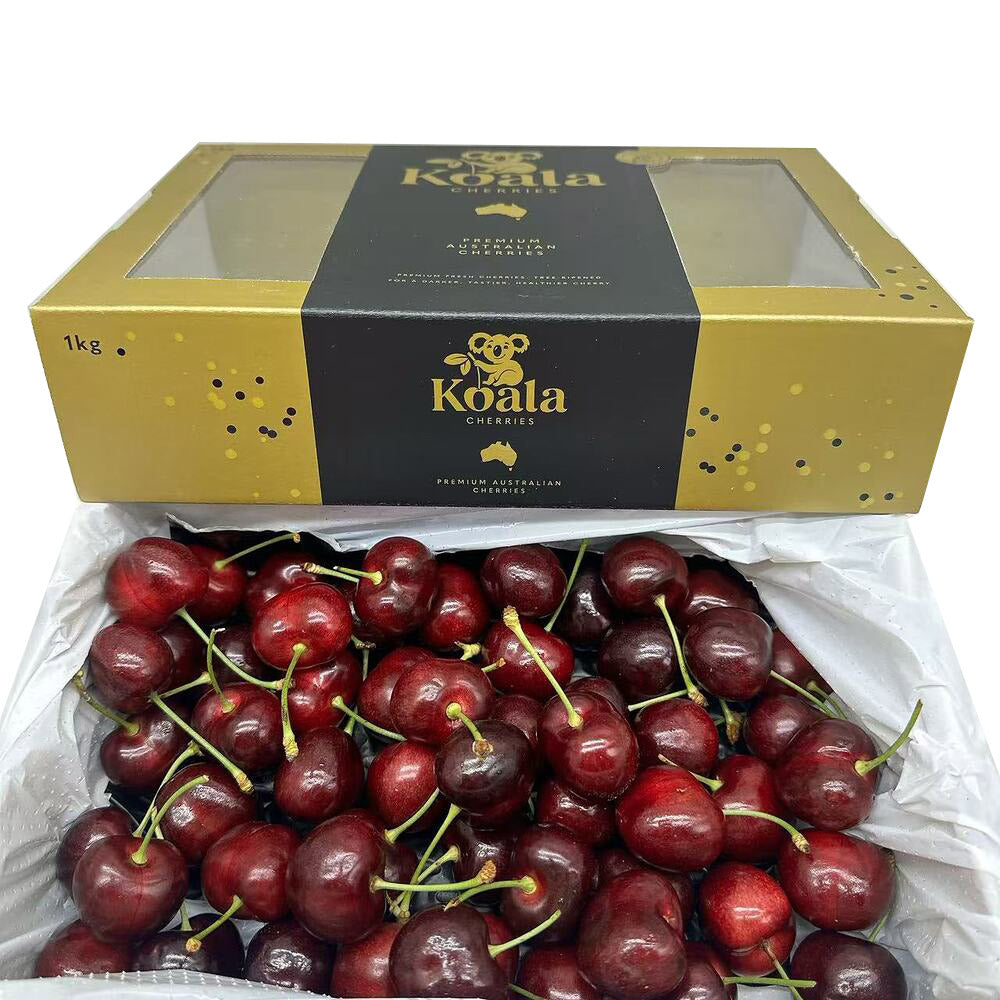 Koala Cherries Premium Gift Box 32–34mm – 1kg – Umall - Australia's ...