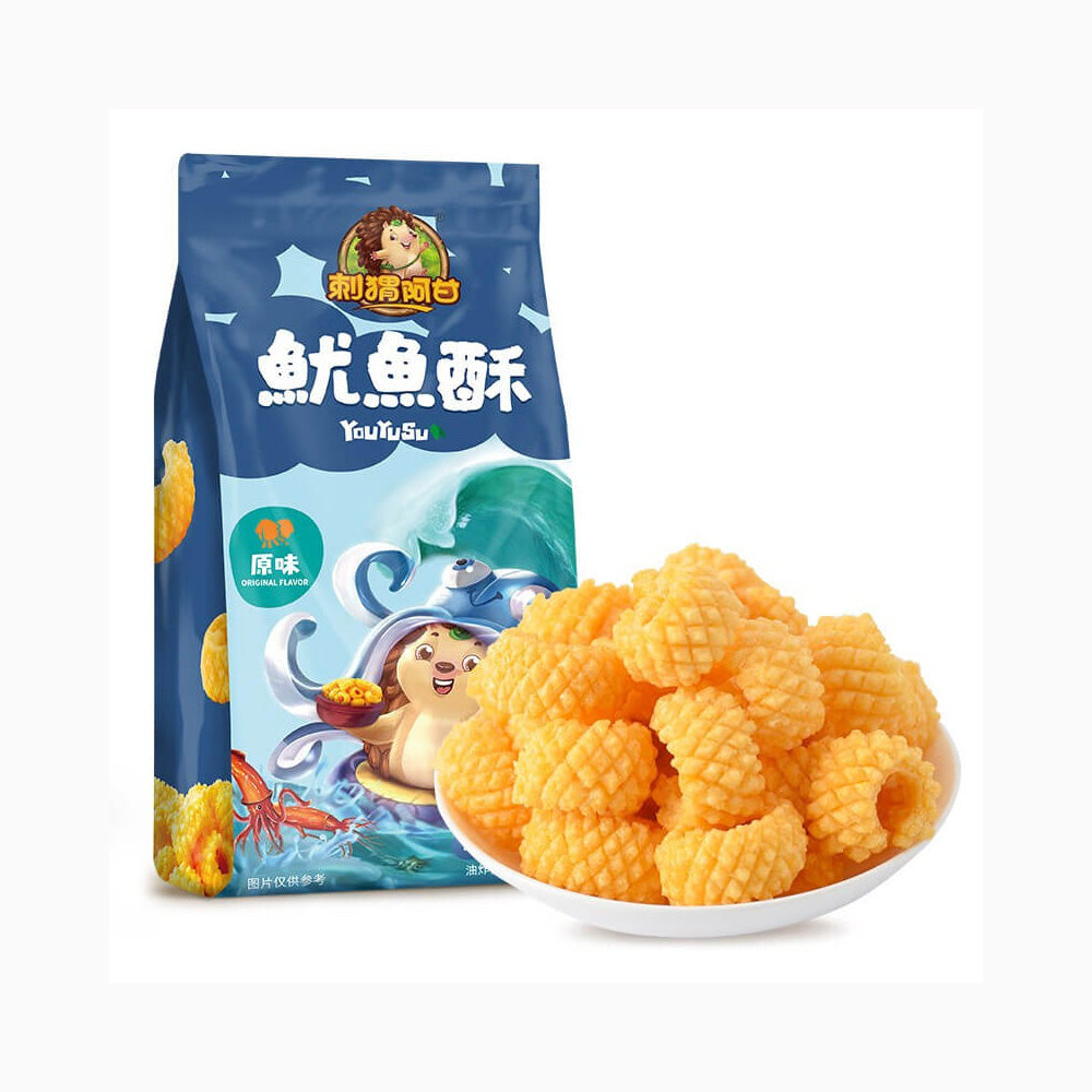 Hedgehog A-Gan Original Flavor Squid Crisps - 160g – Umall - Australia ...