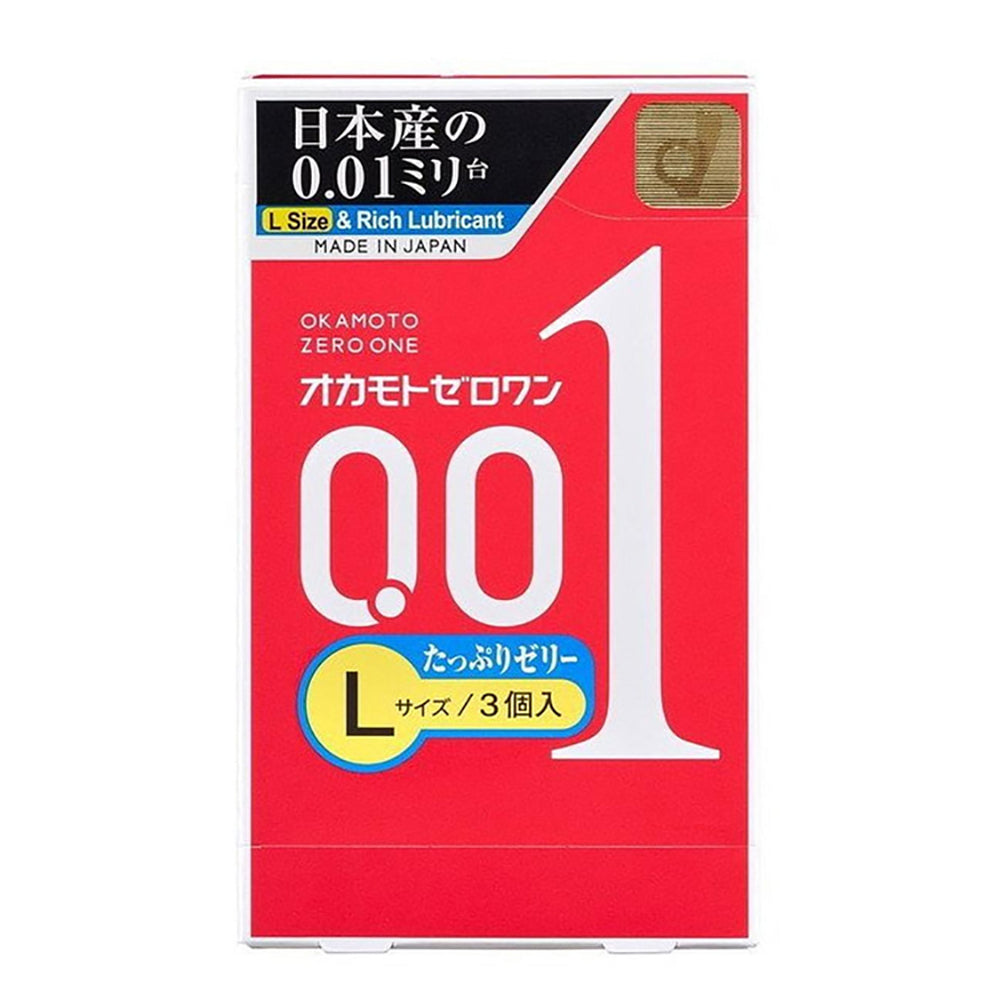 Okamoto 001 Rich Lubricant L Size Condoms - 3 Pieces – Umall ...