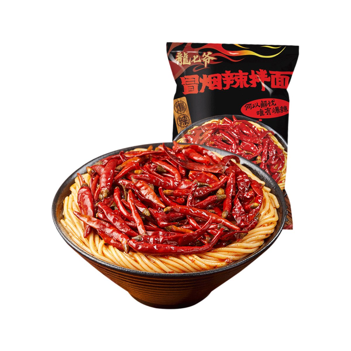 Long Qi Ye Smoking Hot Chili Stir-Fry Noodles (Extra Spicy) 310g - Chi ...