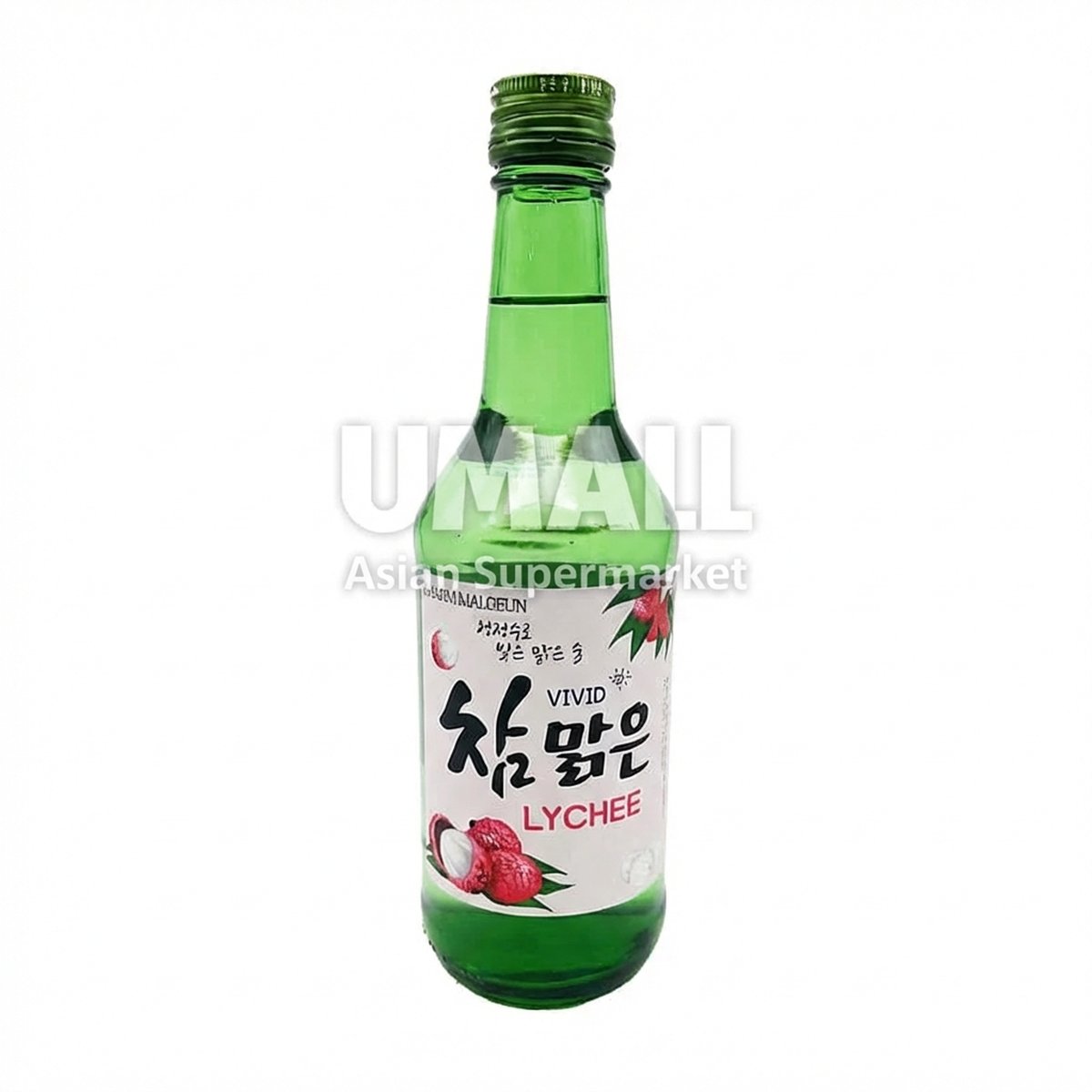 Charm Malgeun Vivid Korean Soju Lychee Flavor 12% - 360ml – Umall ...