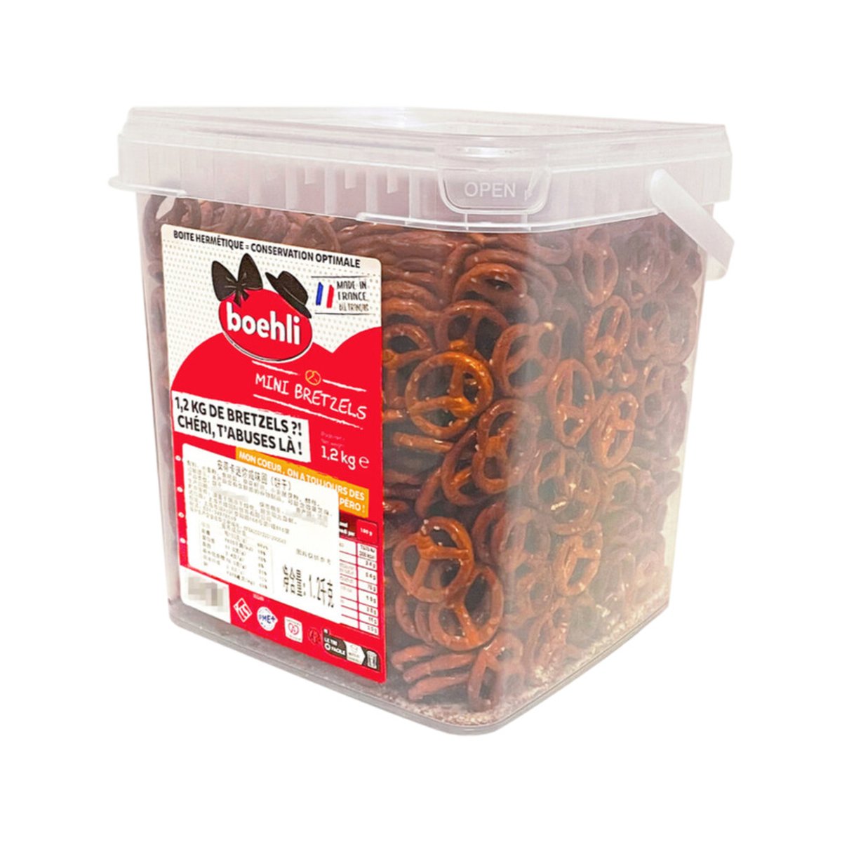 Boehli Mini Salted Pretzels 1.2kg – Party Tub, Limited Import – Umall ...