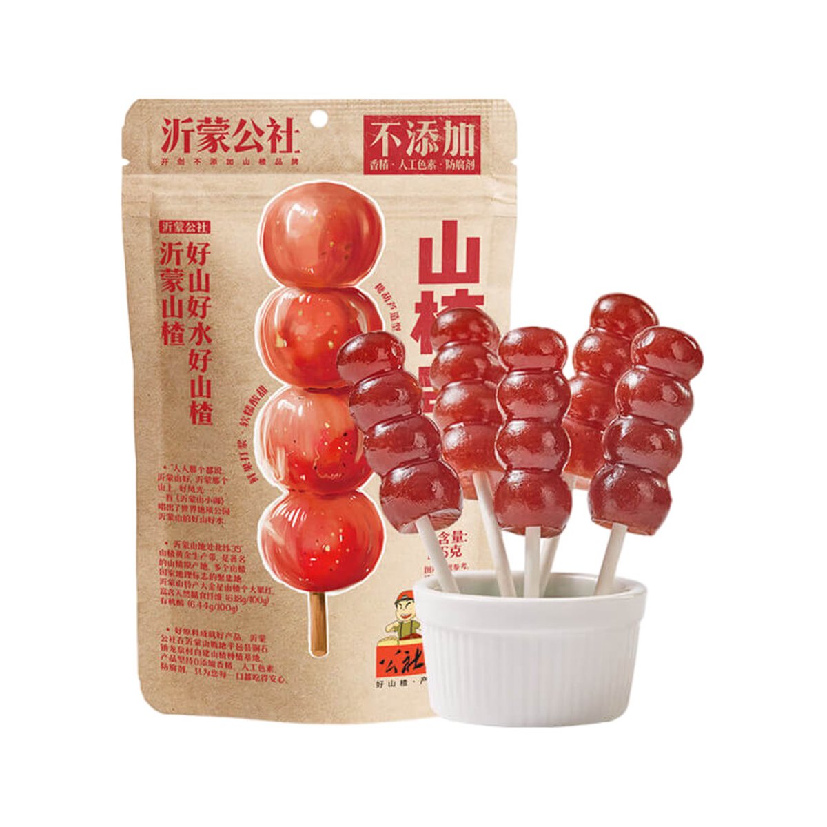 Gongshe Union Hawthorn Skewers 105g - Traditional Chinese Hawthorn Can ...